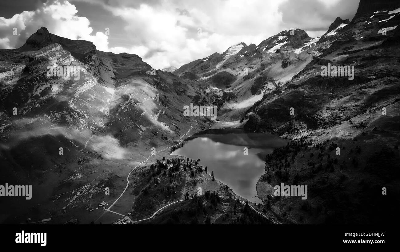 Landscape like a fairy tale - the Swiss Alps with its amazing na in ...