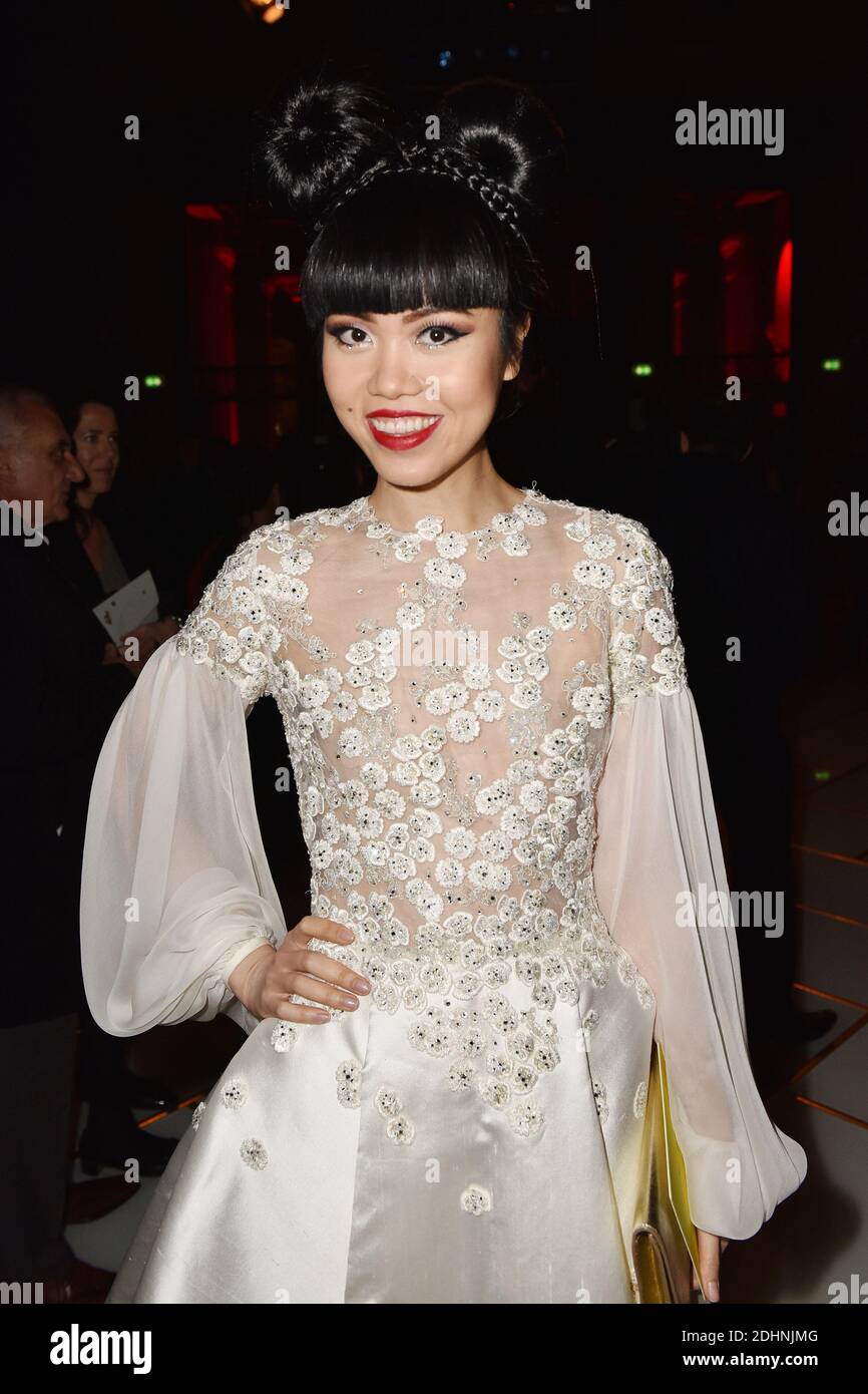 Jessica Minh Anh attends the Guo Pei show as part of Paris Spring ...