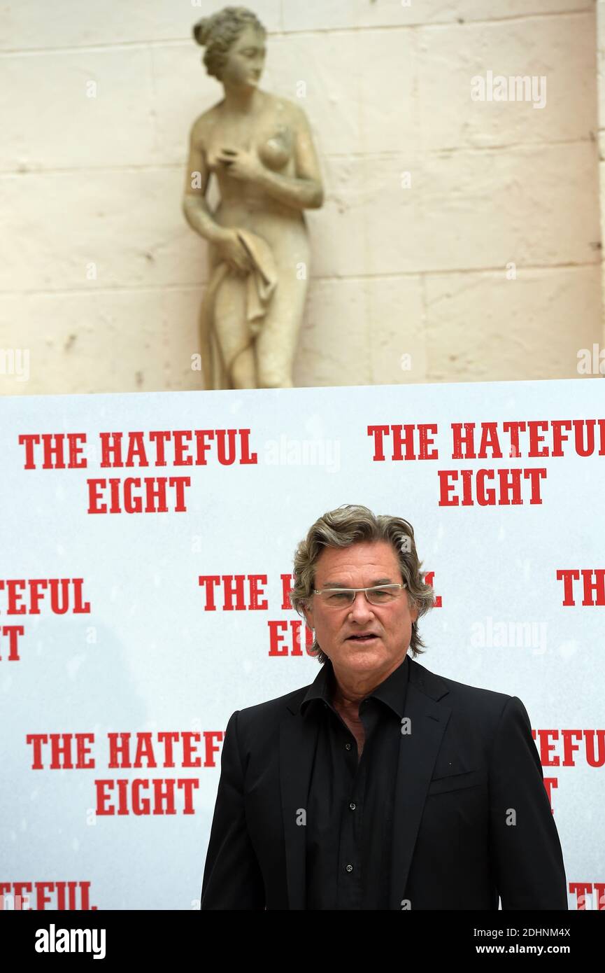 Kurt Russell attends a photocall for the film The Hateful Eight on ...