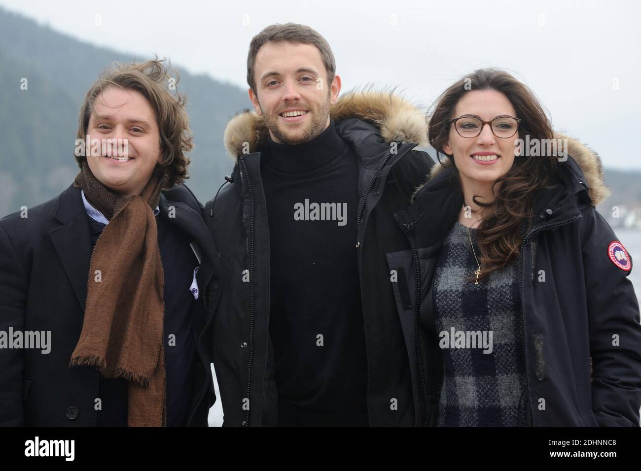 Matthew Vladimery, Gonzague Legout et Zelda Rittner assistent a un ...