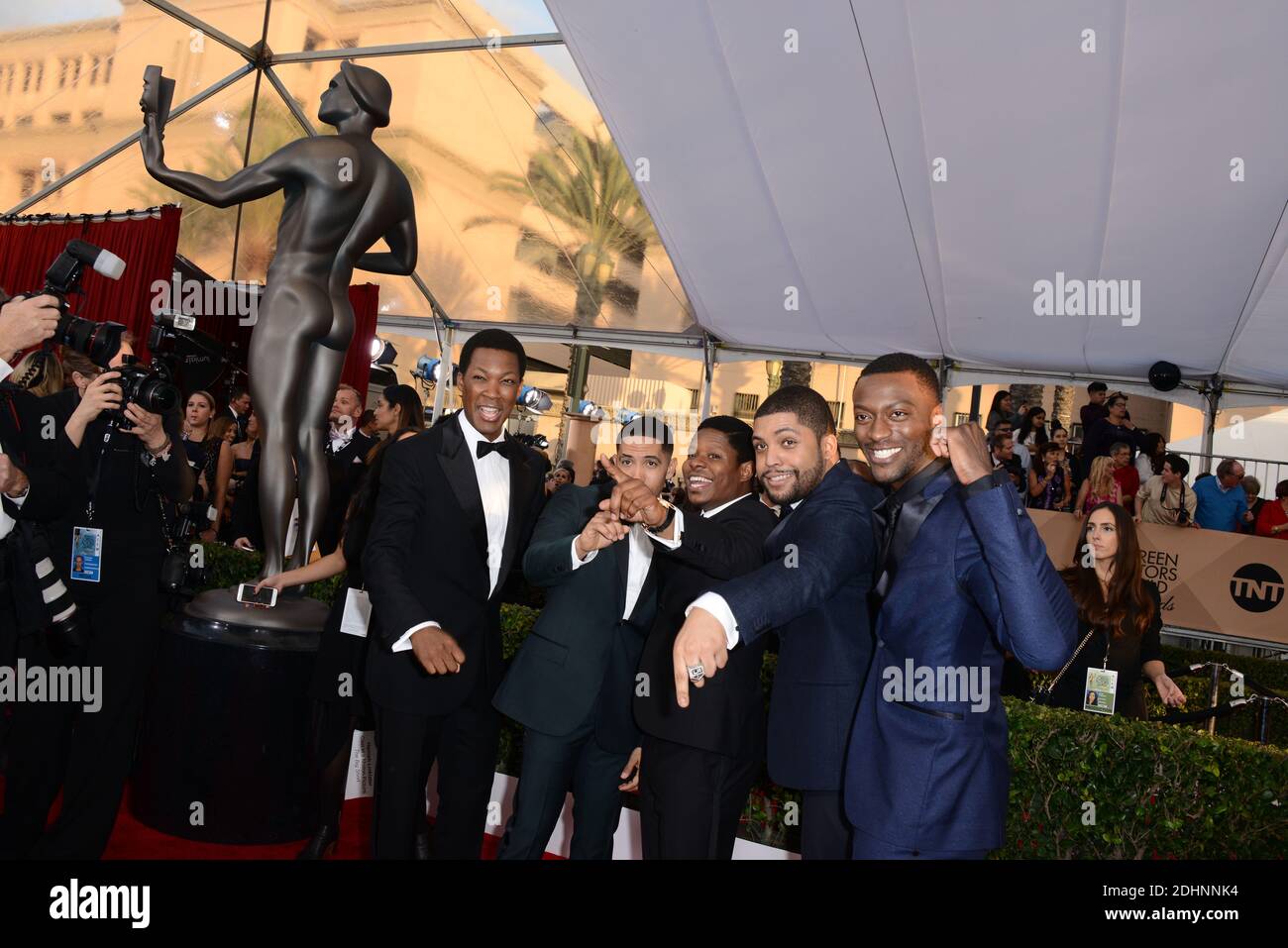 Corey Hawkins, Neil Brown, Jr., Jason Mitchell, O'Shea Jackson Jr. and ...