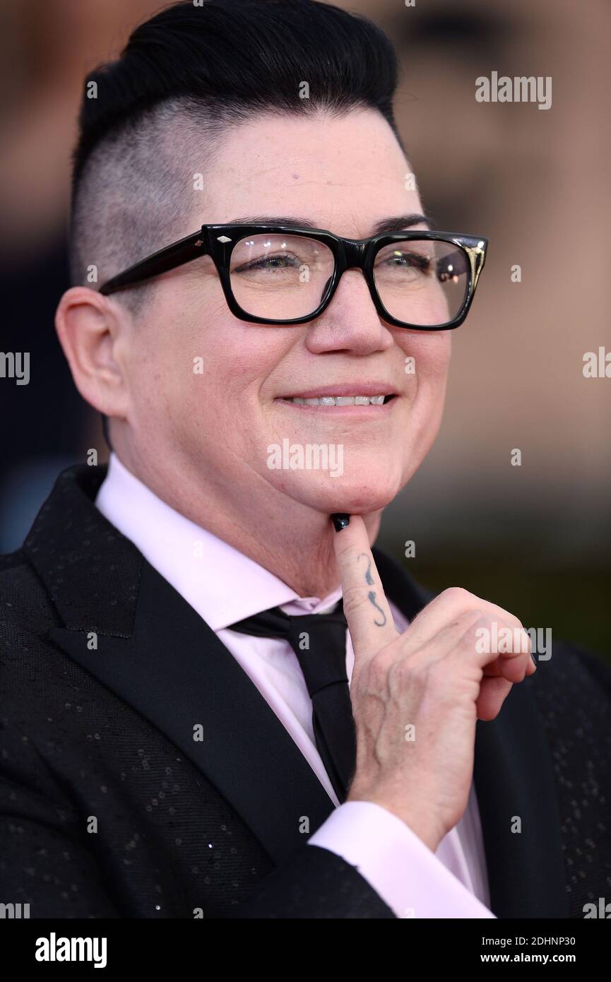 Lea DeLaria attends the 22nd Annual Screen Actors Guild Awards at The ...