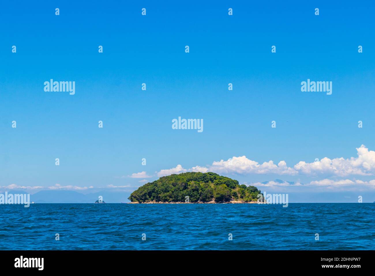 Panorama of tropical islands Ilha Grande in Angra dos Reis, Rio de ...