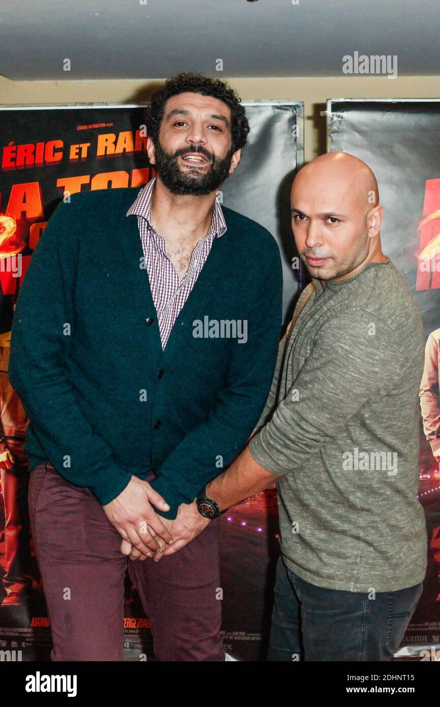 Les acteurs Eric Judor and Ramzy Bedia assistent a la premiere du film ...
