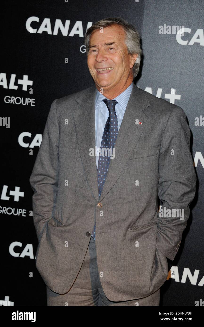 Vincent Bollore attending the Group Canal+ , D8 , D17 and Itele ...