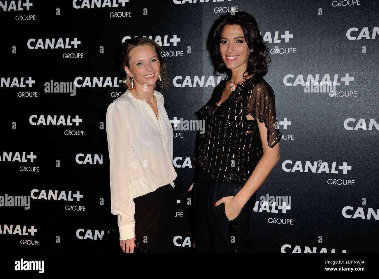 Adrienne de Malleray and Laurie Cholewa attending the Group Canal+ , D8 ...