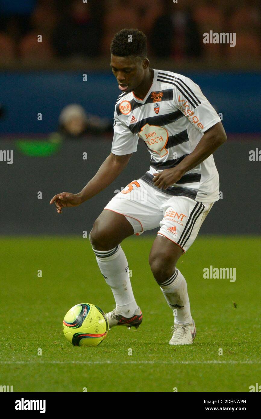 Lorient's Lamine Gassama during the French First League soccer match ...