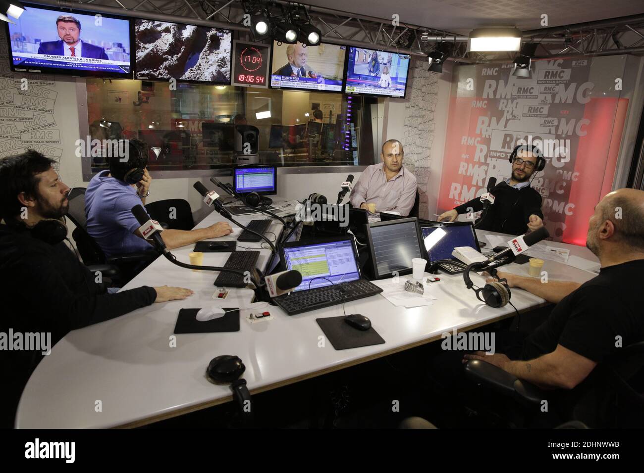 Exclusive - Philippe Saint-Andre at the 'Moscato Show' sport talk show ...