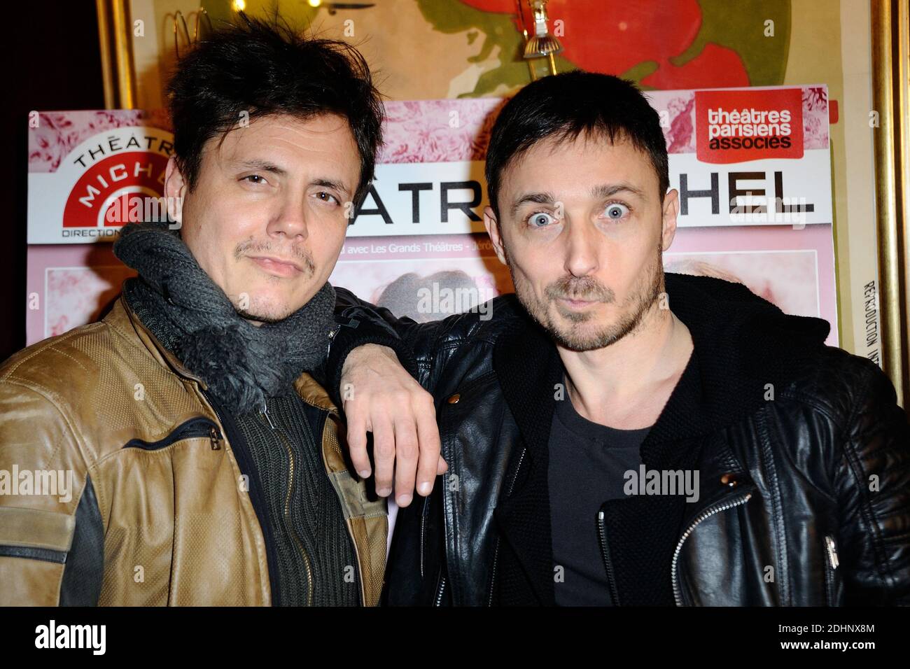 Laurent Ban et Solal assistent a la Generale de la piece 'Coiffure et ...