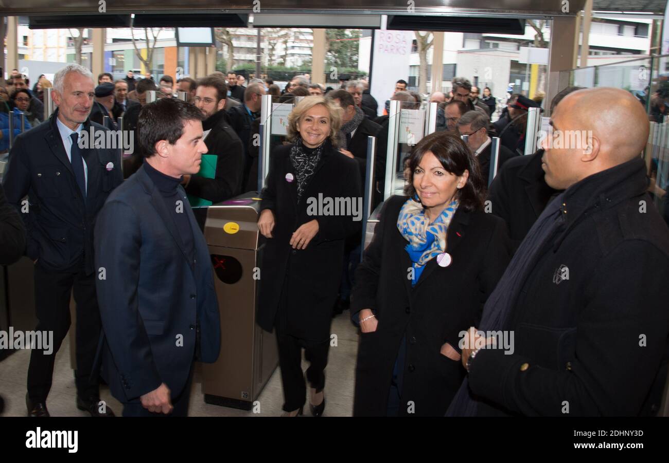 inauguration Rosa Parks , RER Stock Photo - Alamy