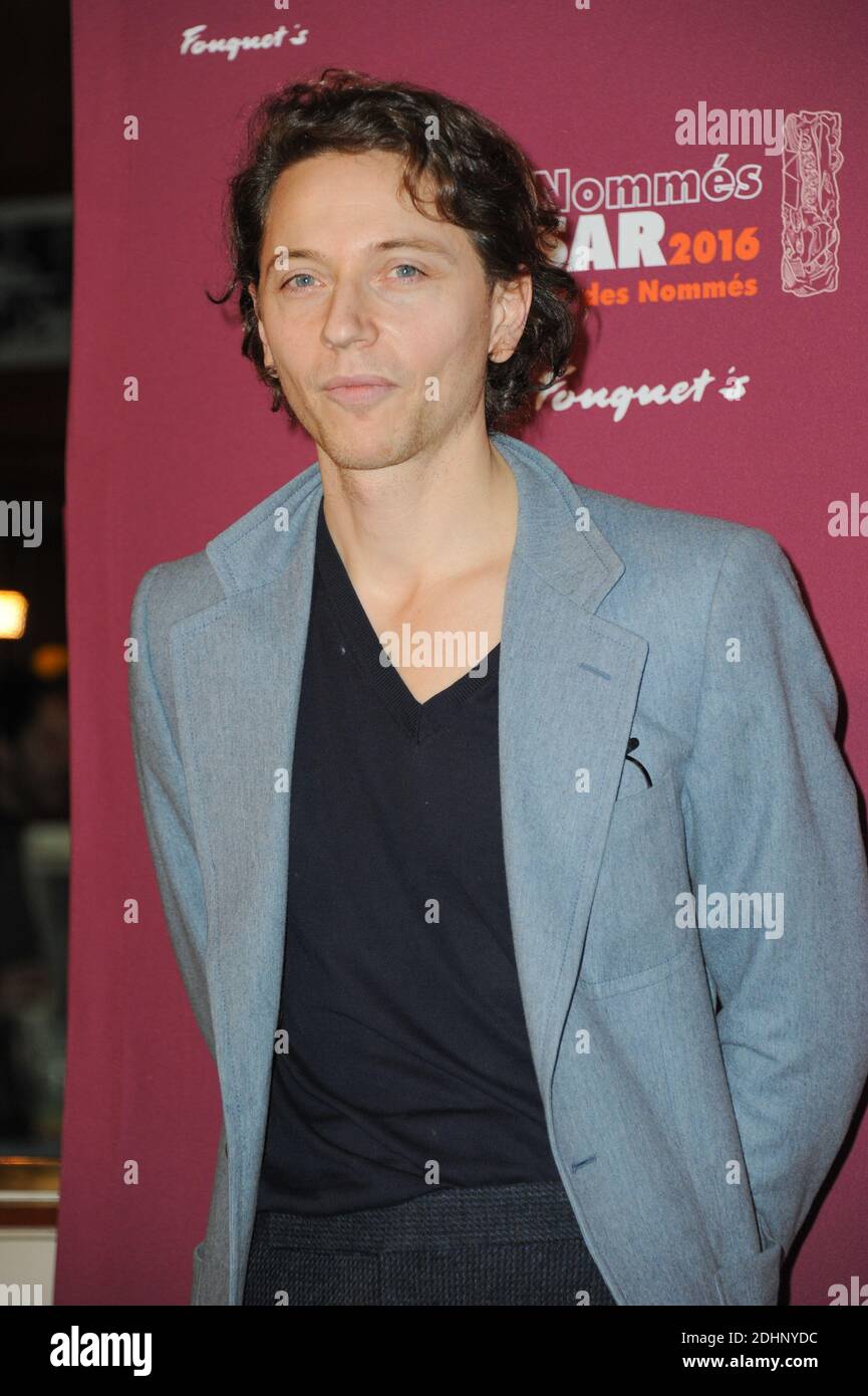 Raphael arriving to the Cesar Nominee Luncheon at Le Fouquet's ...