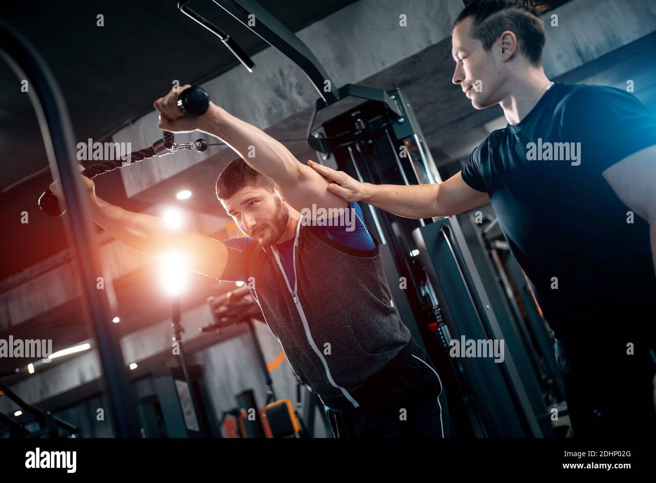 Personal trainer workout hi-res stock photography and images - Alamy