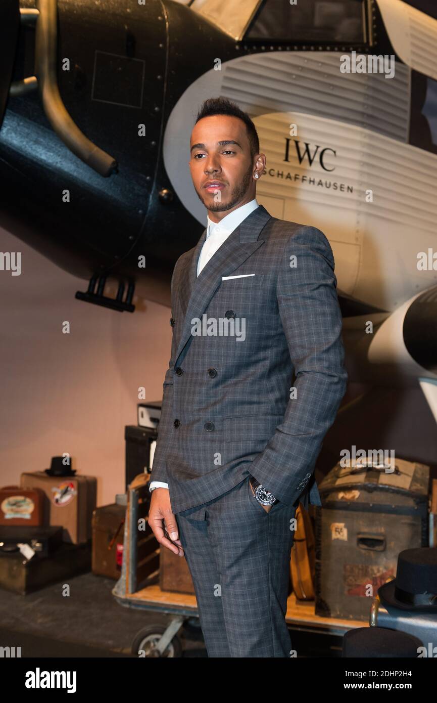 Lewis Hamilton attending the IWC Gala Dinner during the Salon ...