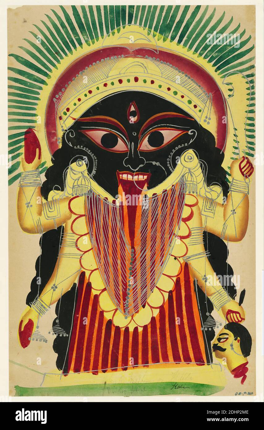 Kalighat Painting High Resolution Stock Photography and Images - Alamy