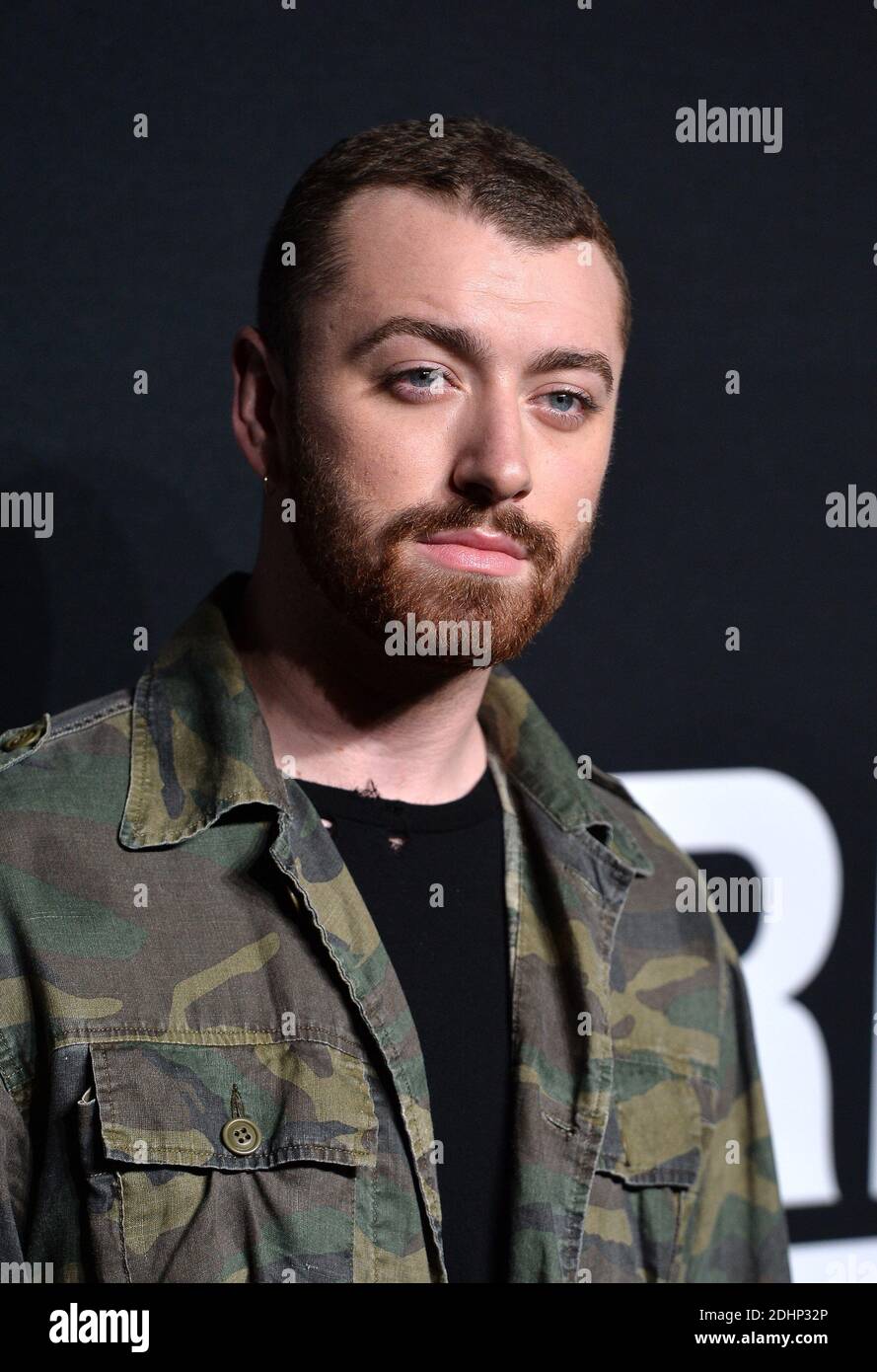 Sam Smith attends the Saint Laurent show at The Hollywood Palladium on ...