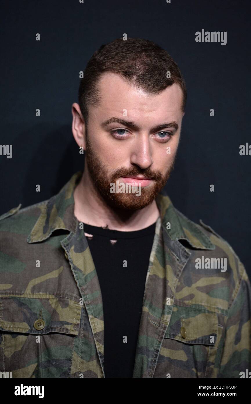 Sam Smith attends the Saint Laurent show at The Hollywood Palladium on ...