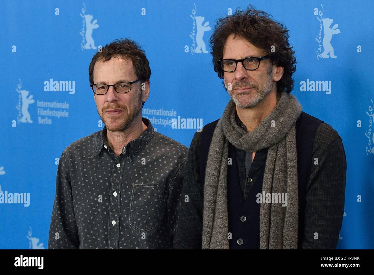 Ethan Cohen and Joel Cohen attending the 'Hail, Caesar' Photocall ...