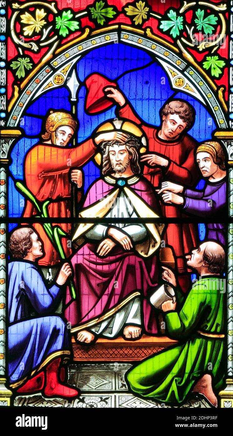 Jesus crowned with thorns hi-res stock photography and images - Alamy