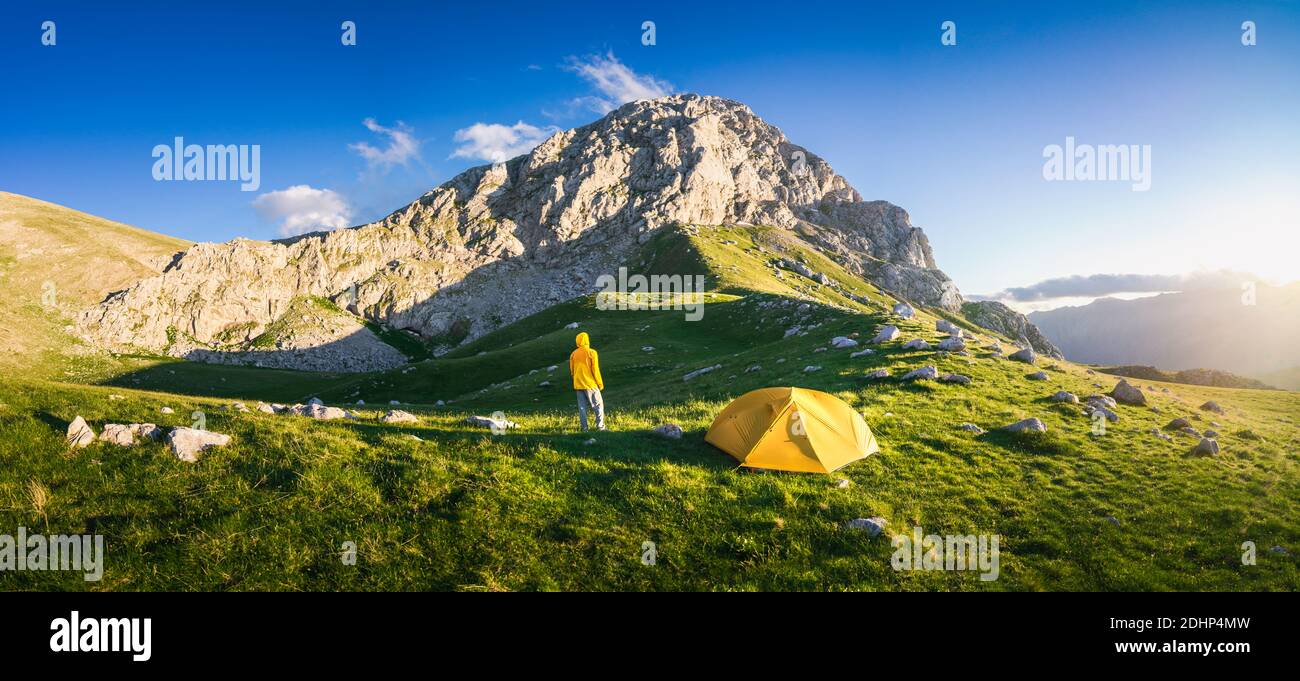 Mount Giona, the Highest Mountain of Southern Greece, panoramic view of ...