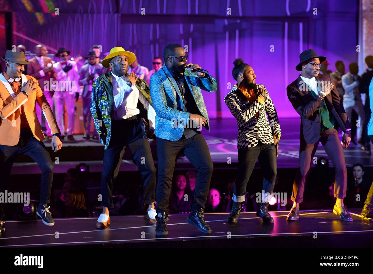 Maitre Gims during the 31st Victoires de la Musique ceremony held at ...