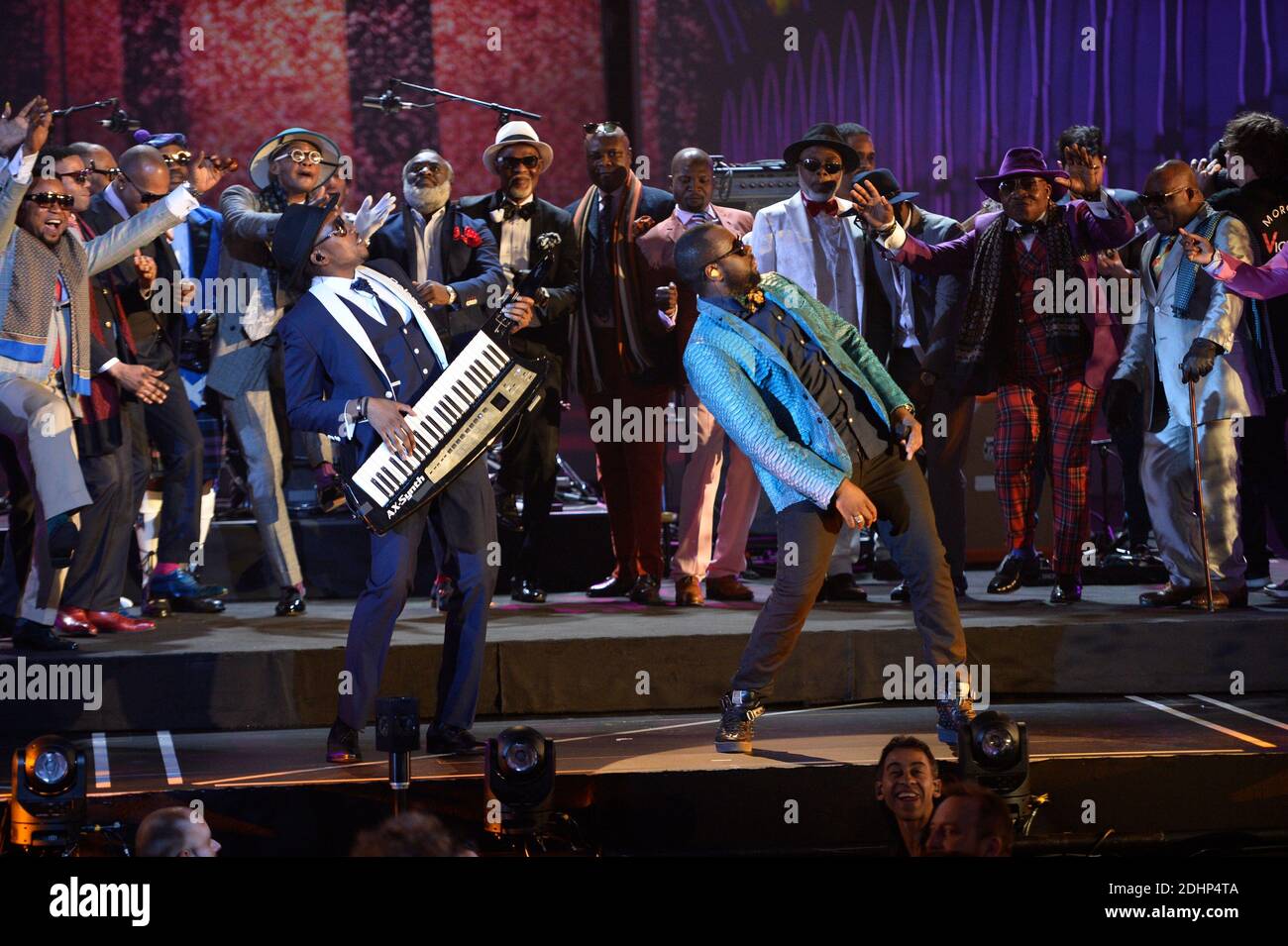 Maitre Gims during the 31st Victoires de la Musique ceremony held at ...