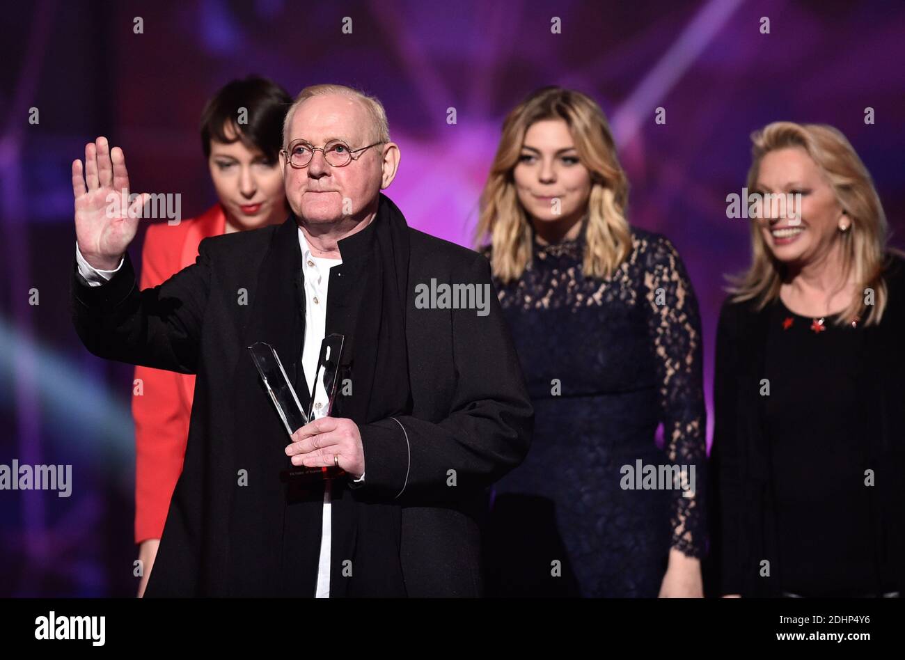 William Sheller, Jeanne Cherhal, Louane and Veronique Sanson during the ...