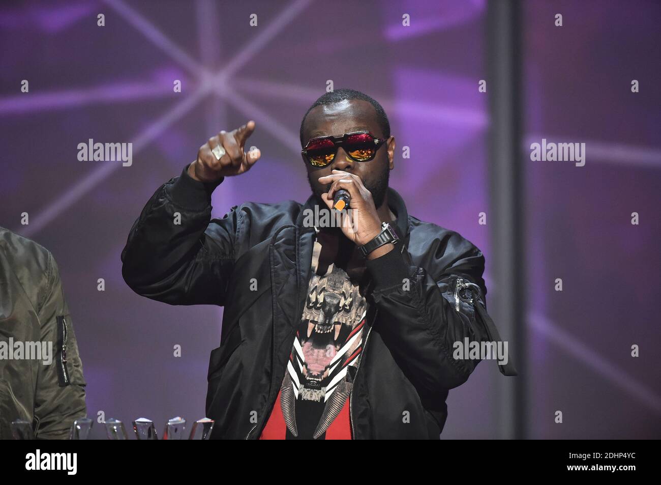 Maitre Gims during the 31st Victoires de la Musique ceremony held at ...