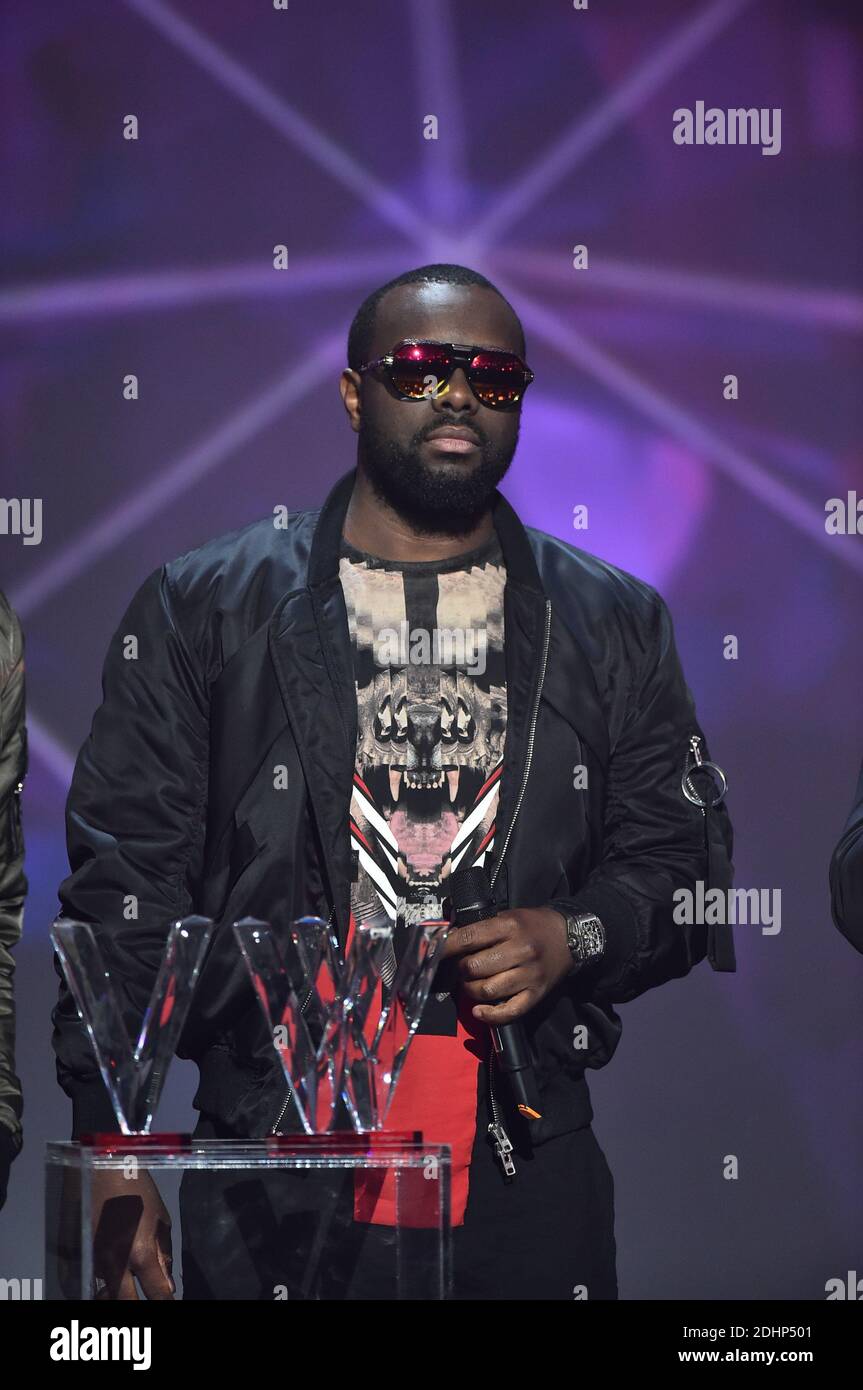 Maitre Gims during the 31st Victoires de la Musique ceremony held at ...