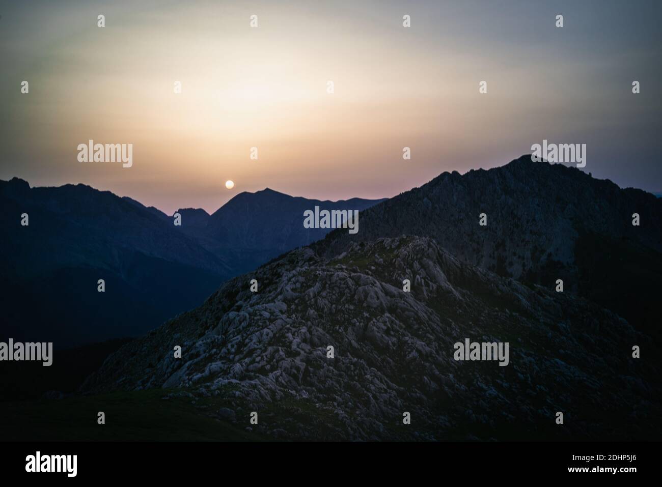 Mount Giona, the Highest Mountain of Southern Greece, panoramic view of ...