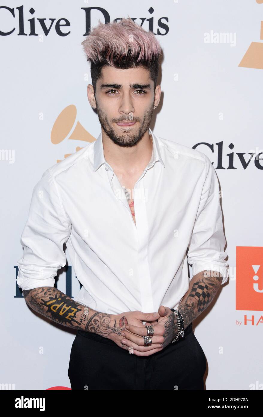 Zayn Malik attends the 2016 Pre-GRAMMY Gala and Salute to Industry ...