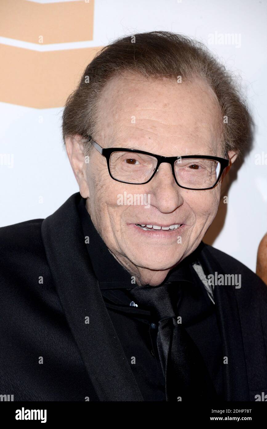 Larry King attends the 2016 Pre-GRAMMY Gala and Salute to Industry ...