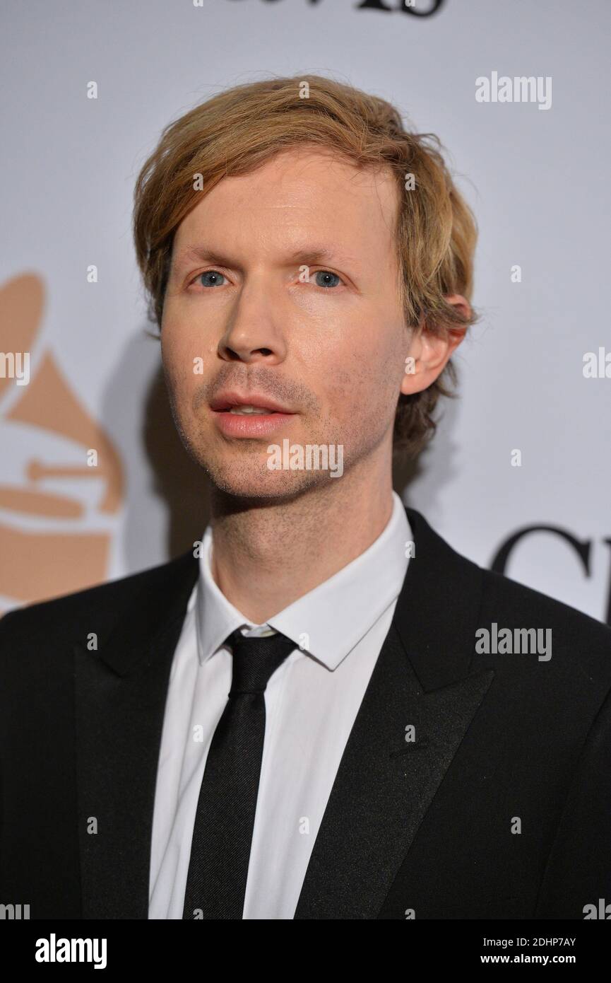 Beck attends the 2016 Pre-GRAMMY Gala and Salute to Industry Icons ...
