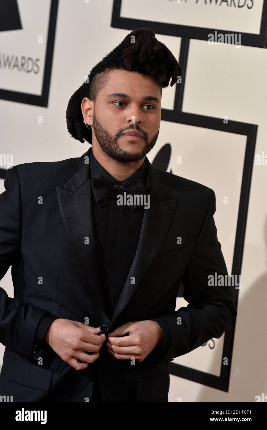 The Weeknd attends The 58th GRAMMY Awards at Staples Center on February ...