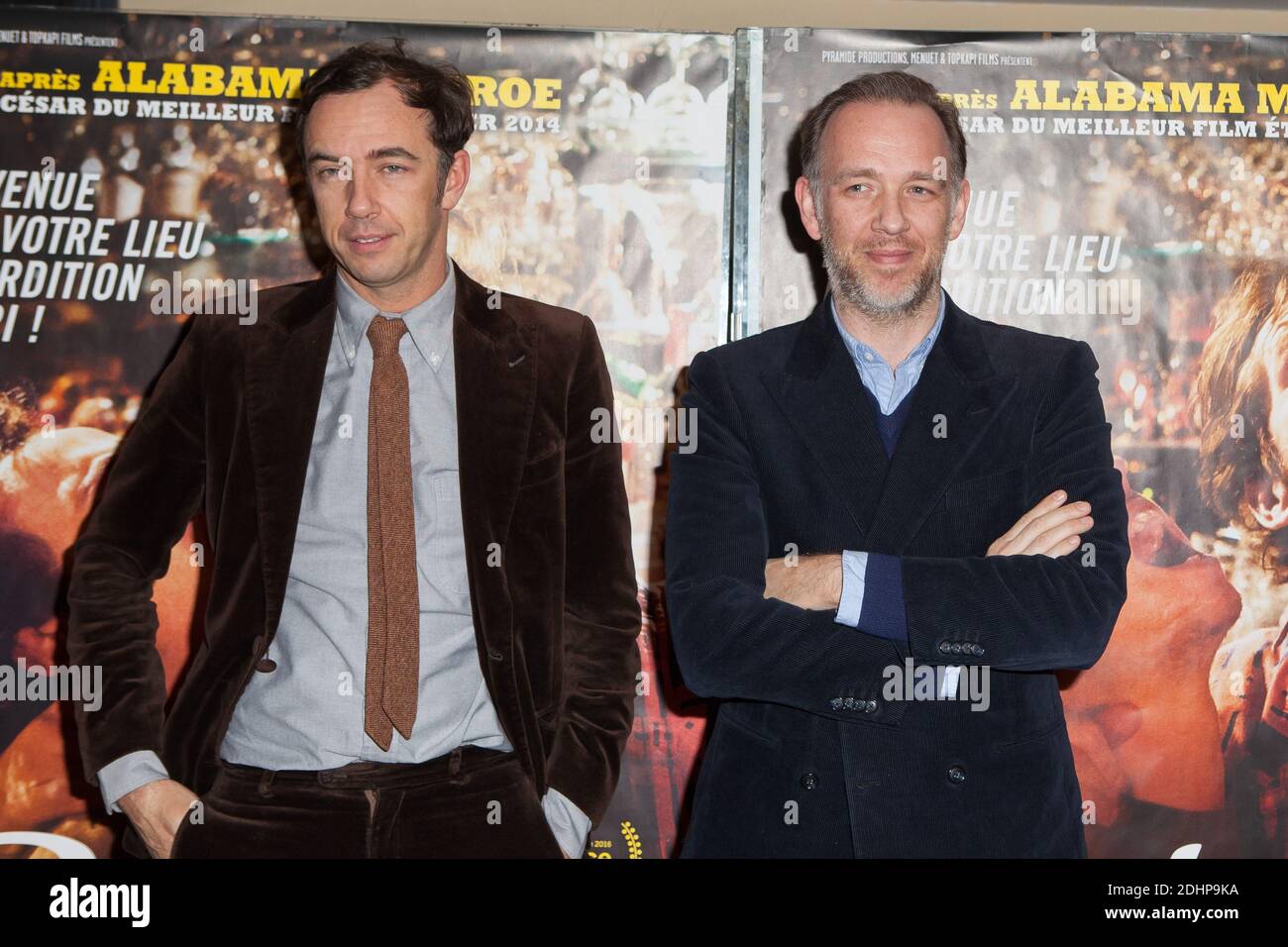 David Dewaele and Stephen Dewaele (Soulwax) attending the premiere for the film Belgica held at ...