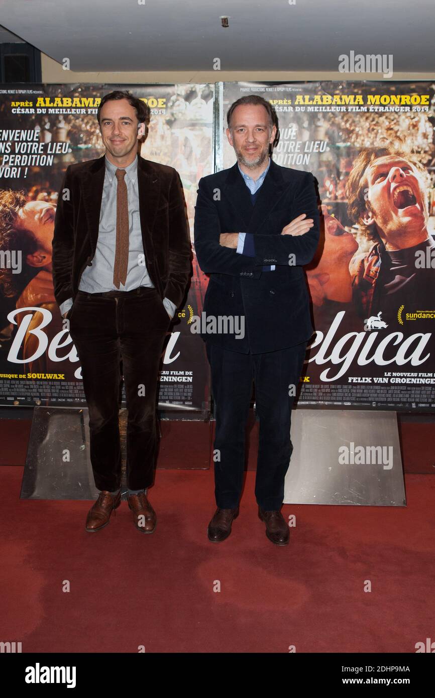 David Dewaele and Stephen Dewaele (Soulwax) attending the premiere for ...
