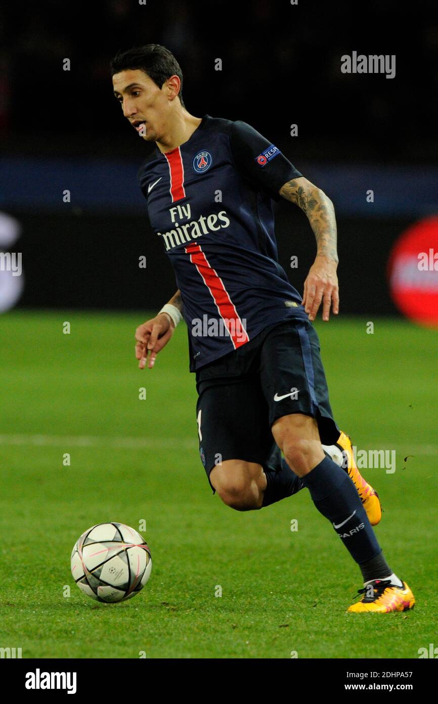PSG's Angel Di Maria during the 1/8 of final first leg match of the ...