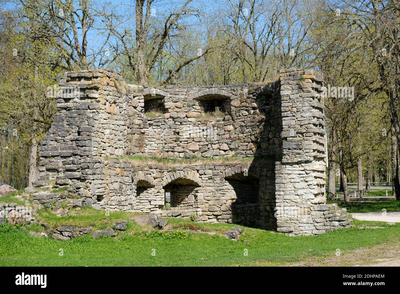 Ruins Of An Ancient Castle - Padise, Estonia Stock Photo - Alamy