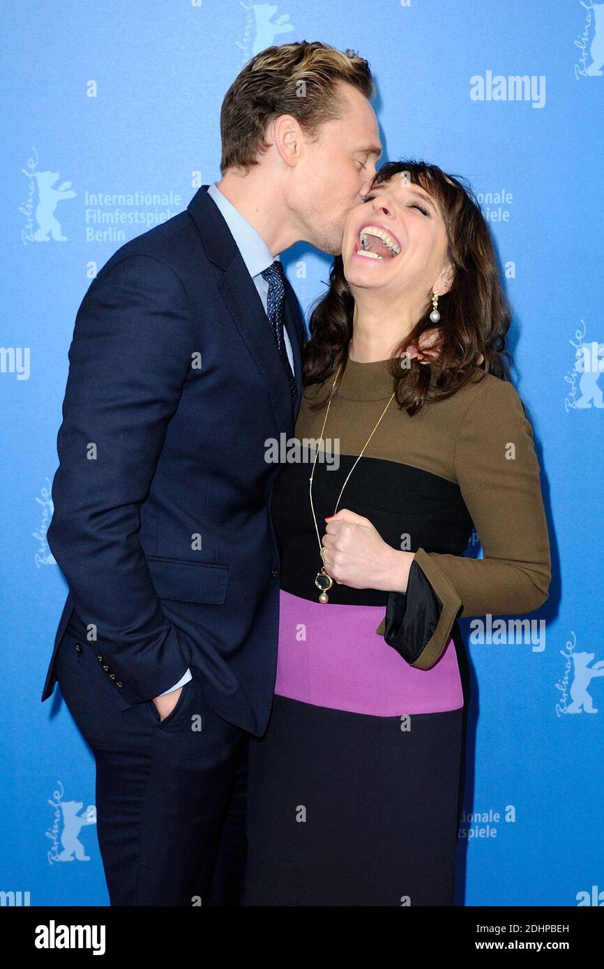 Tom Hiddleston and Susan Bier attending the premiere for the film The ...