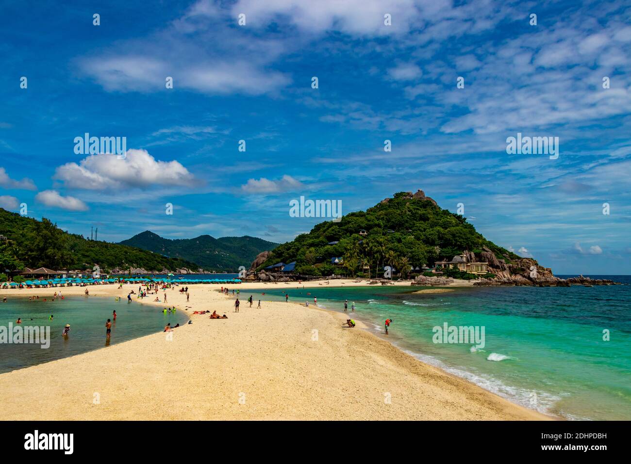 Most beautiful beaches. Koh Nang Yuan Beach near Koh Tao Koh in ...