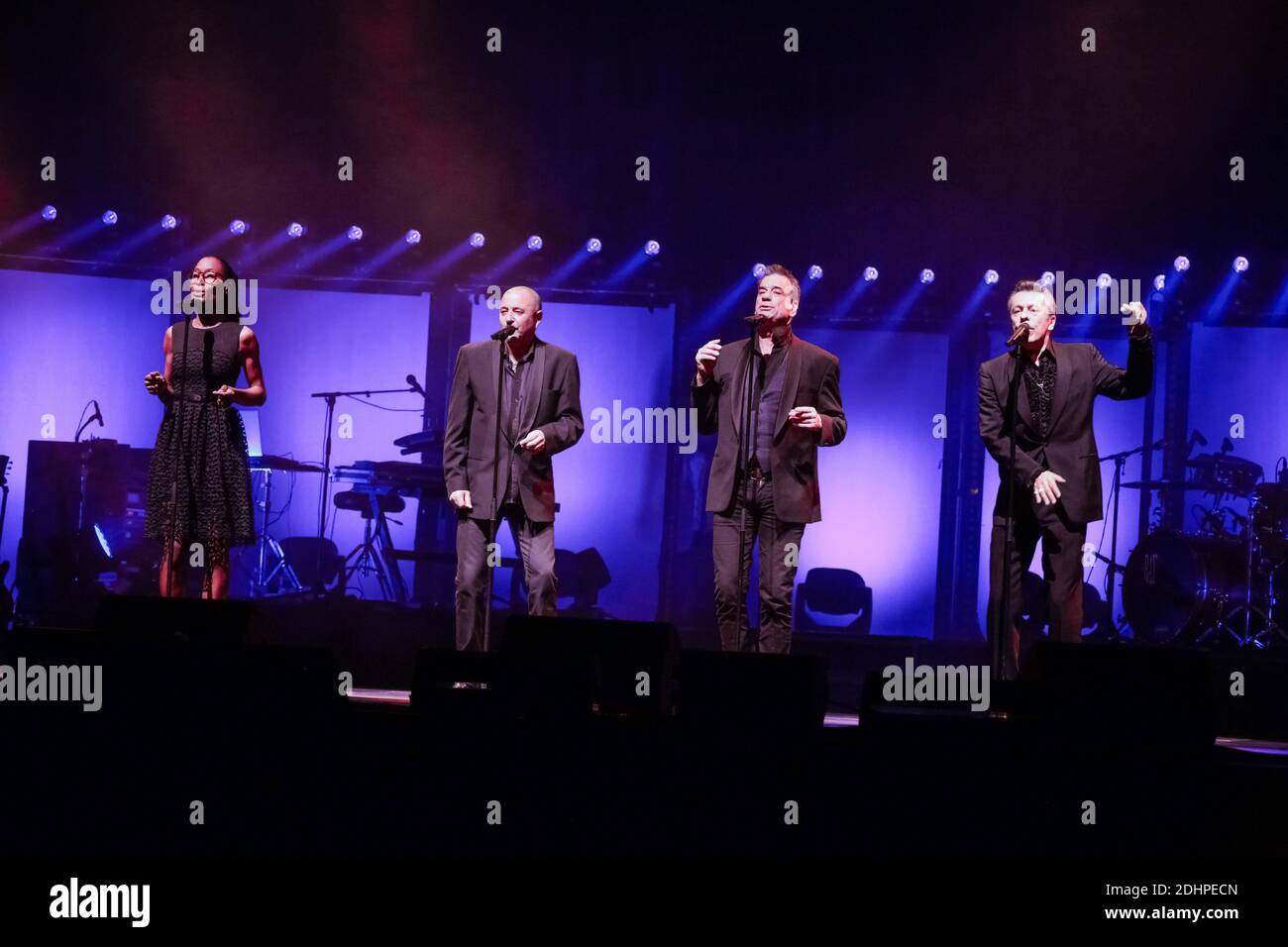 Pow Wow and Laura Mayne (Native) performing during the Top 50 concert ...