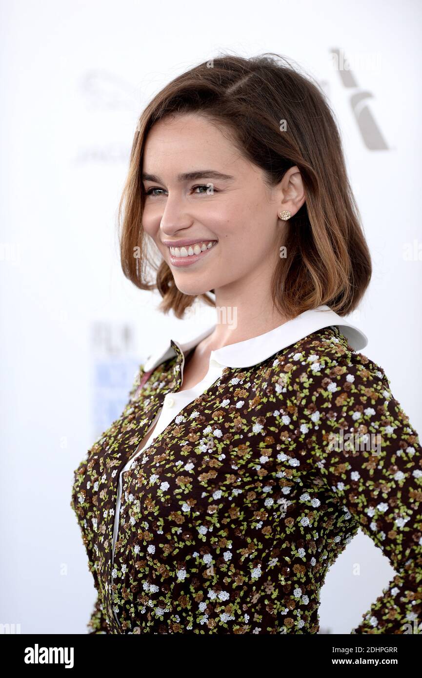 Emilia Clarke attends the 2016 Film Independent Spirit Awards on ...