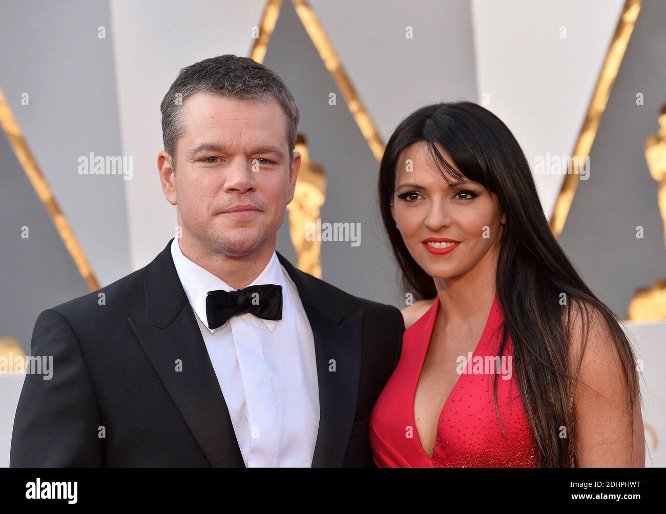 (L-R) Matt Damon and Luciana Damon attend the 88th Academy Awards in ...