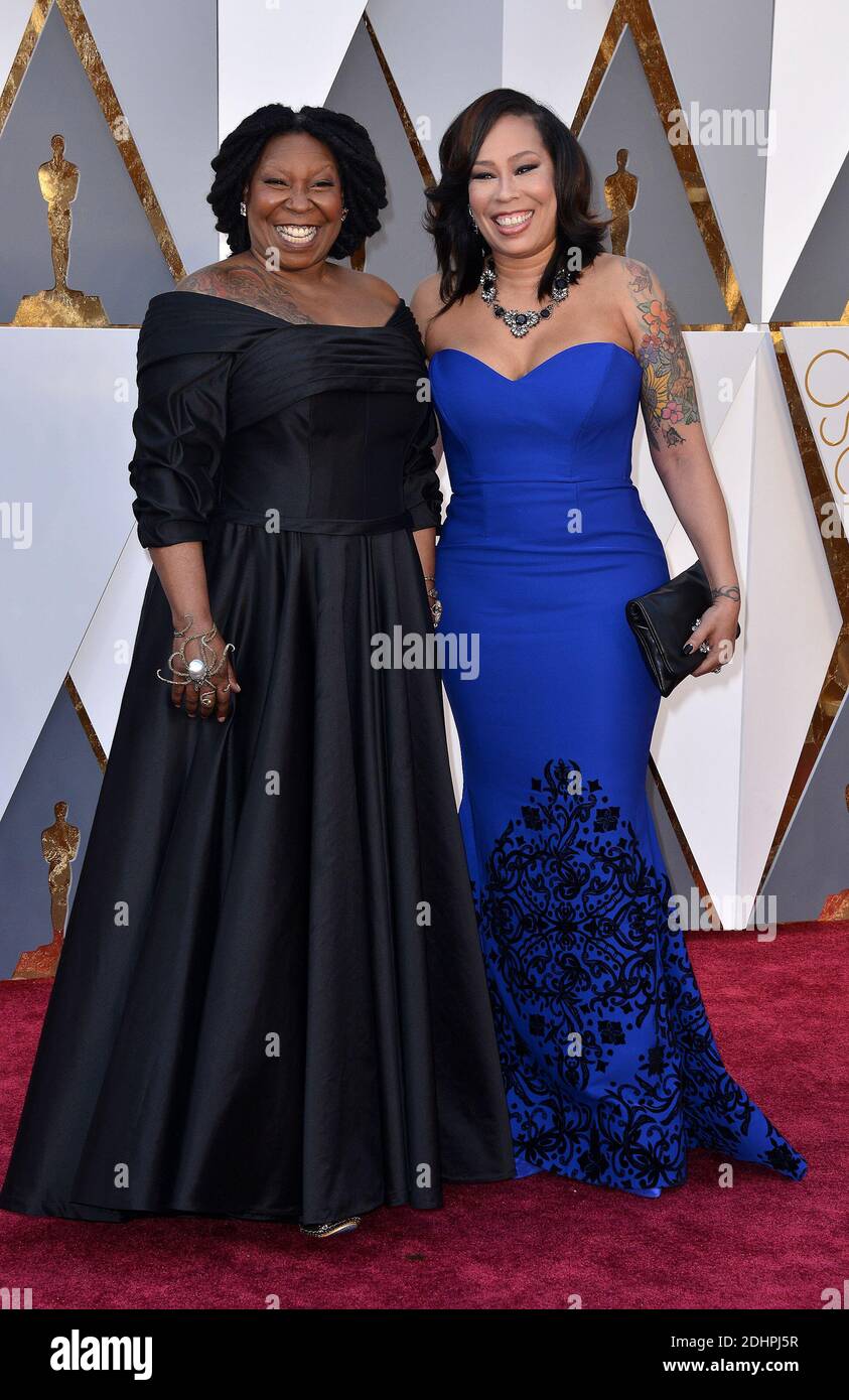 (L-R) Whoopi Goldberg and Alex Martin attend the 88th Academy Awards in ...
