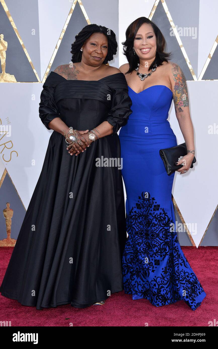 (L-R) Whoopi Goldberg and Alex Martin attend the 88th Academy Awards in ...