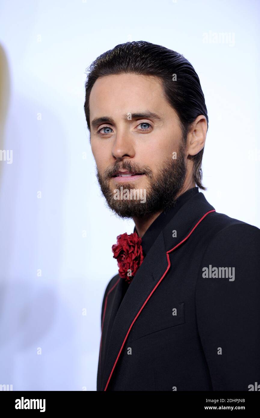 pose in the press room during the 88th Annual Academy Awards at Loews ...