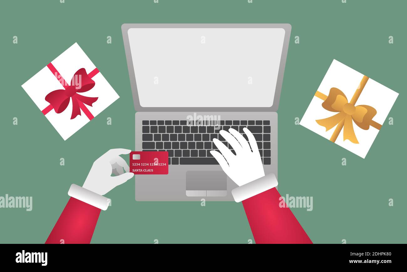 White screen laptop gift Stock Vector Images - Alamy