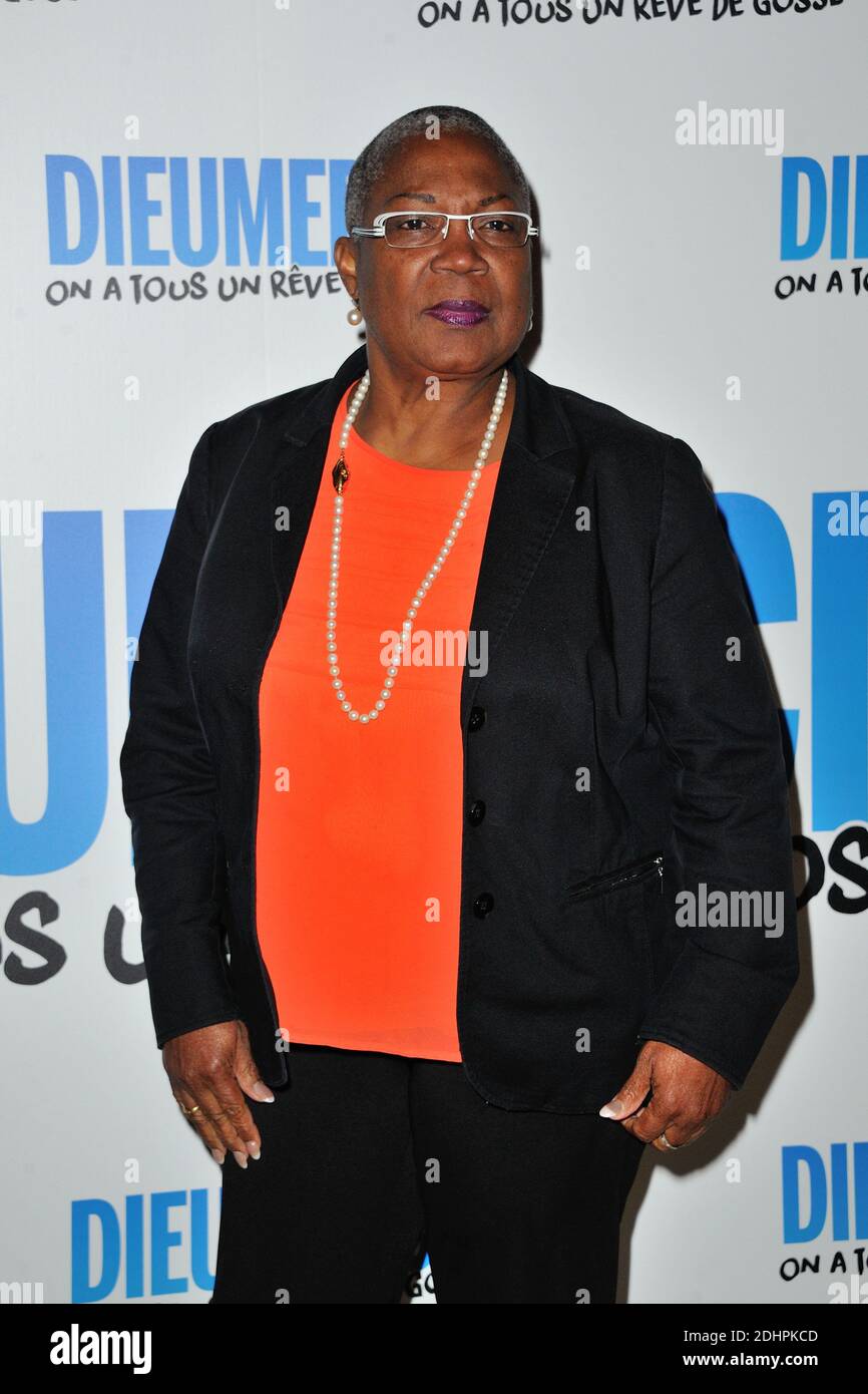 Firmine Richard assiste a la premiere de Dieumerci au Ministere des Outre-mer a Paris, France ...
