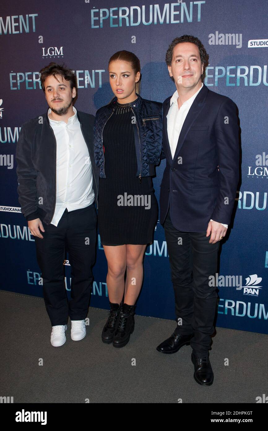 Pierre Godeau, Adele Exarchopoulos and Guillaume Gallienne attending ...
