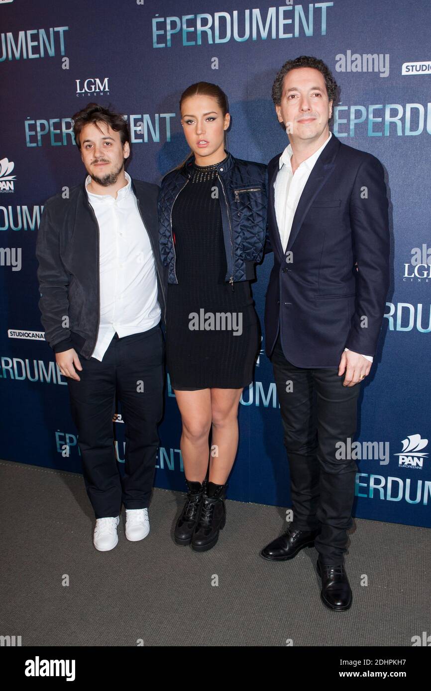 Pierre Godeau, Adele Exarchopoulos and Guillaume Gallienne attending ...