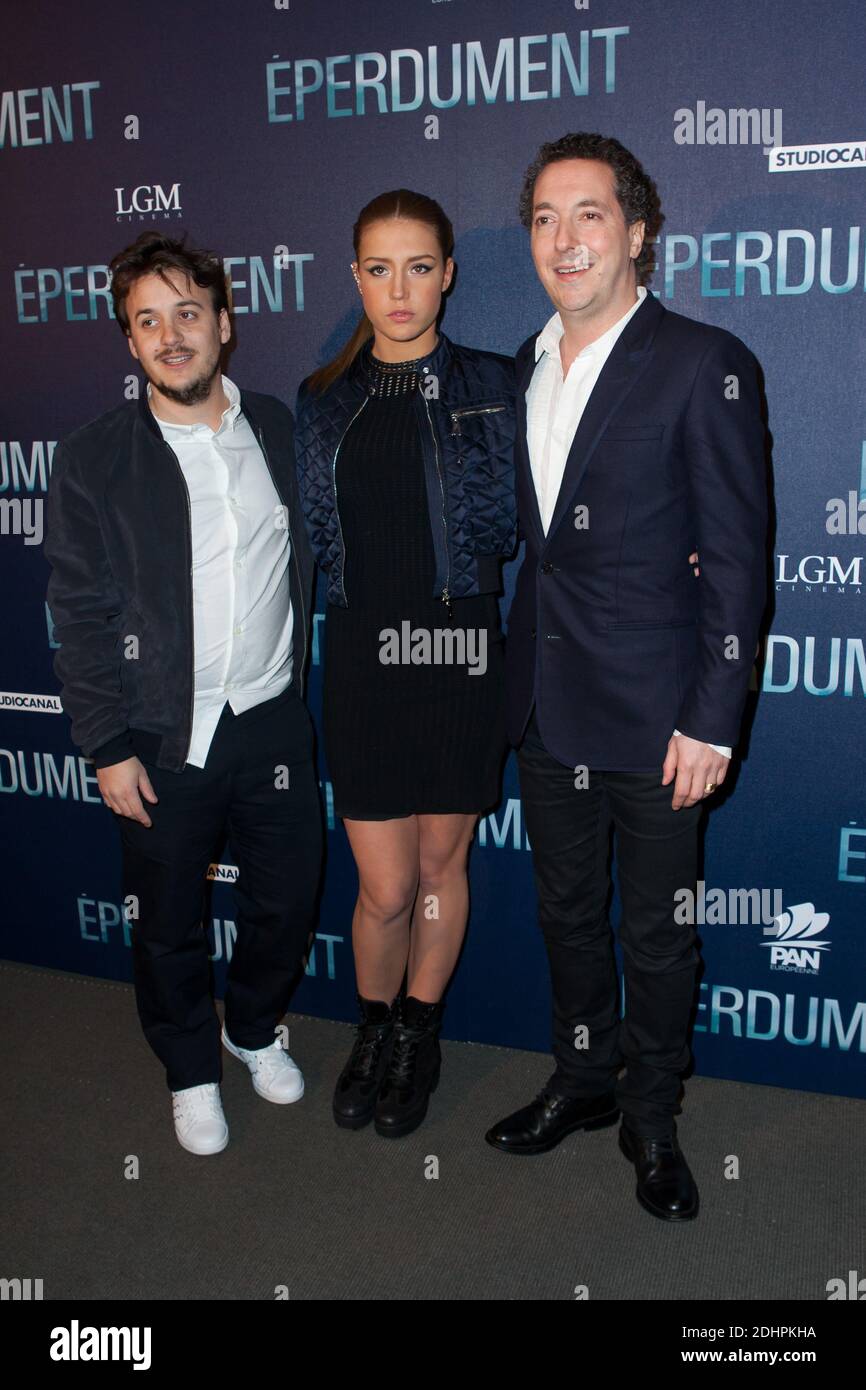Pierre Godeau, Adele Exarchopoulos and Guillaume Gallienne attending ...
